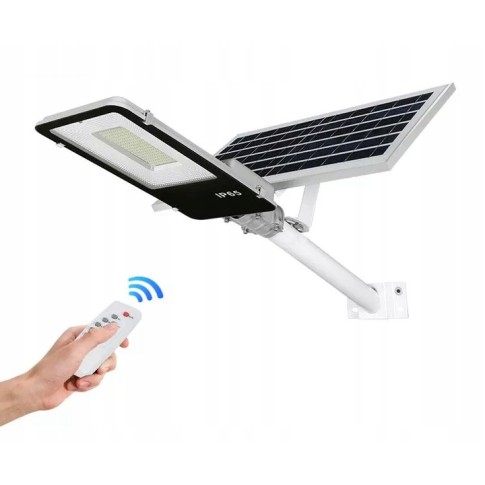 Lampa solarna LED Mocna Latarnia uliczna 2000W + panel + uchwyt + pilot - superledpoland.pl